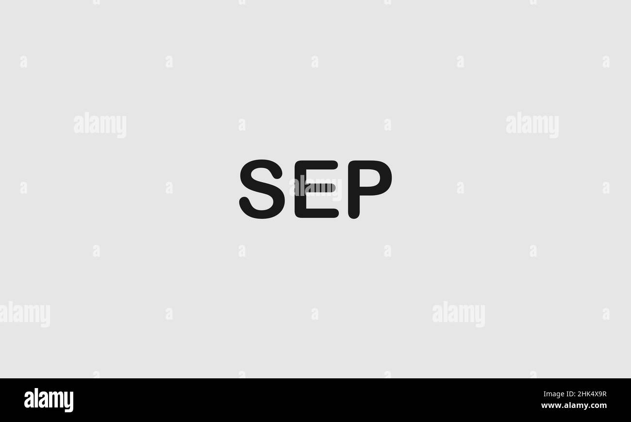 Letter Sep Logo High Resolution Stock Photography and Images - Alamy