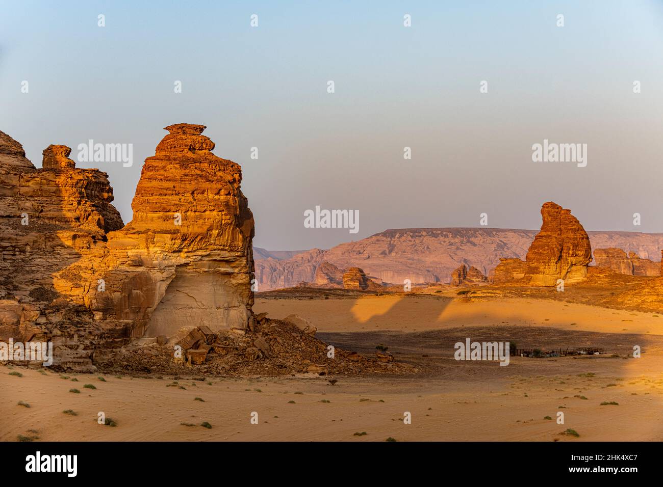 Sandstone scenery, Al Ula, Kingdom of Saudi Arabia, Middle East Stock ...
