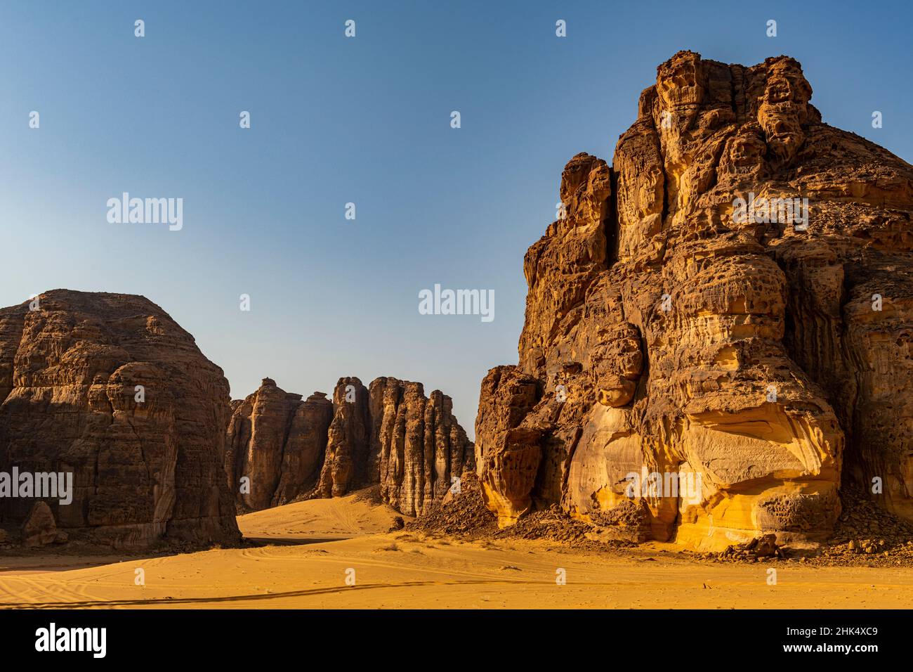 Beautiful sandstone scenery, Al Ula, Kingdom of Saudi Arabia, Middle ...