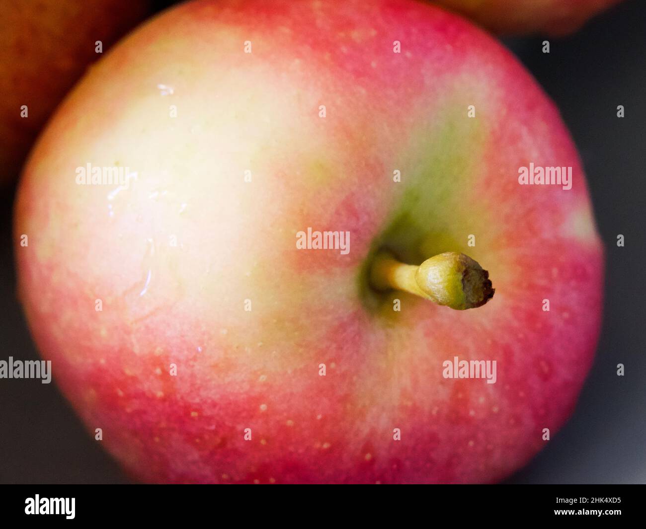 A ripe apple of the Ligol variety, a close-up shot Stock Photo - Alamy