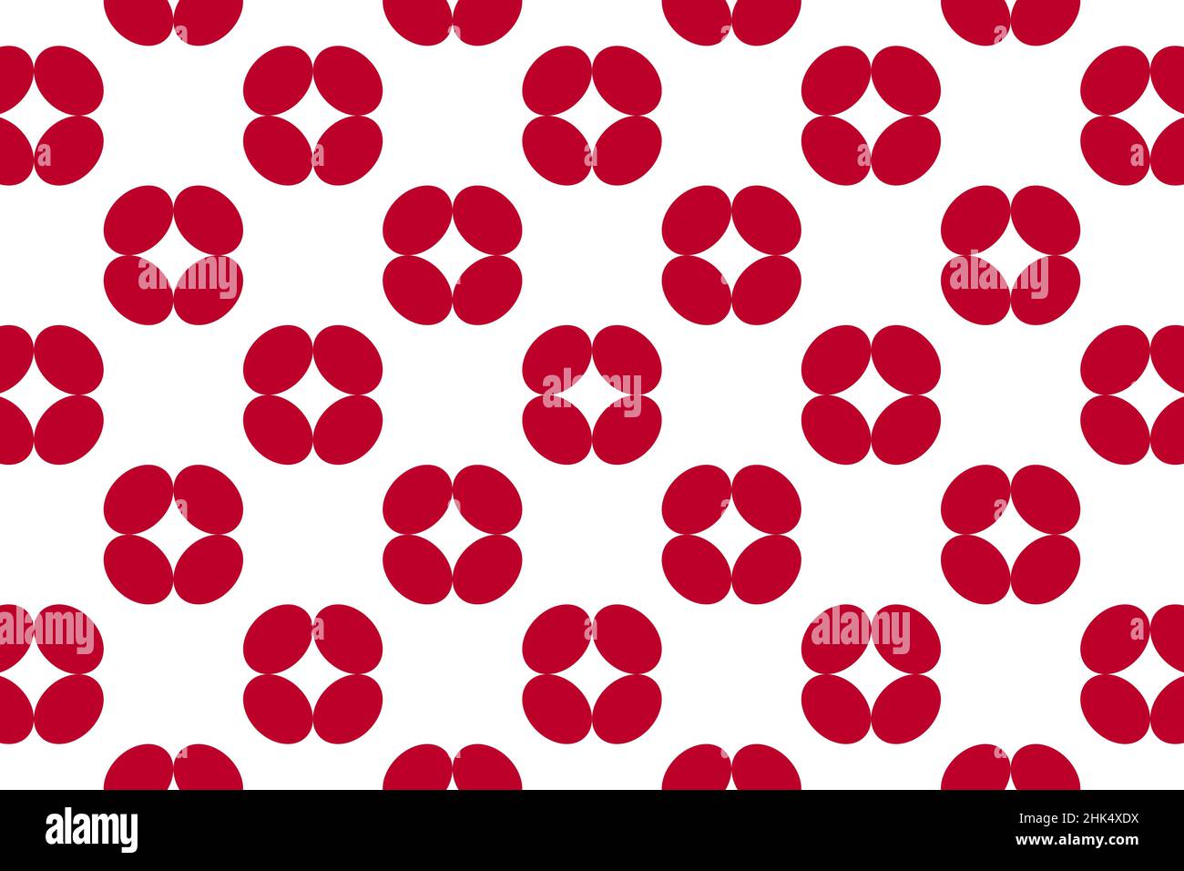 Geometric pattern in the colors of the national flag of Japan. The ...