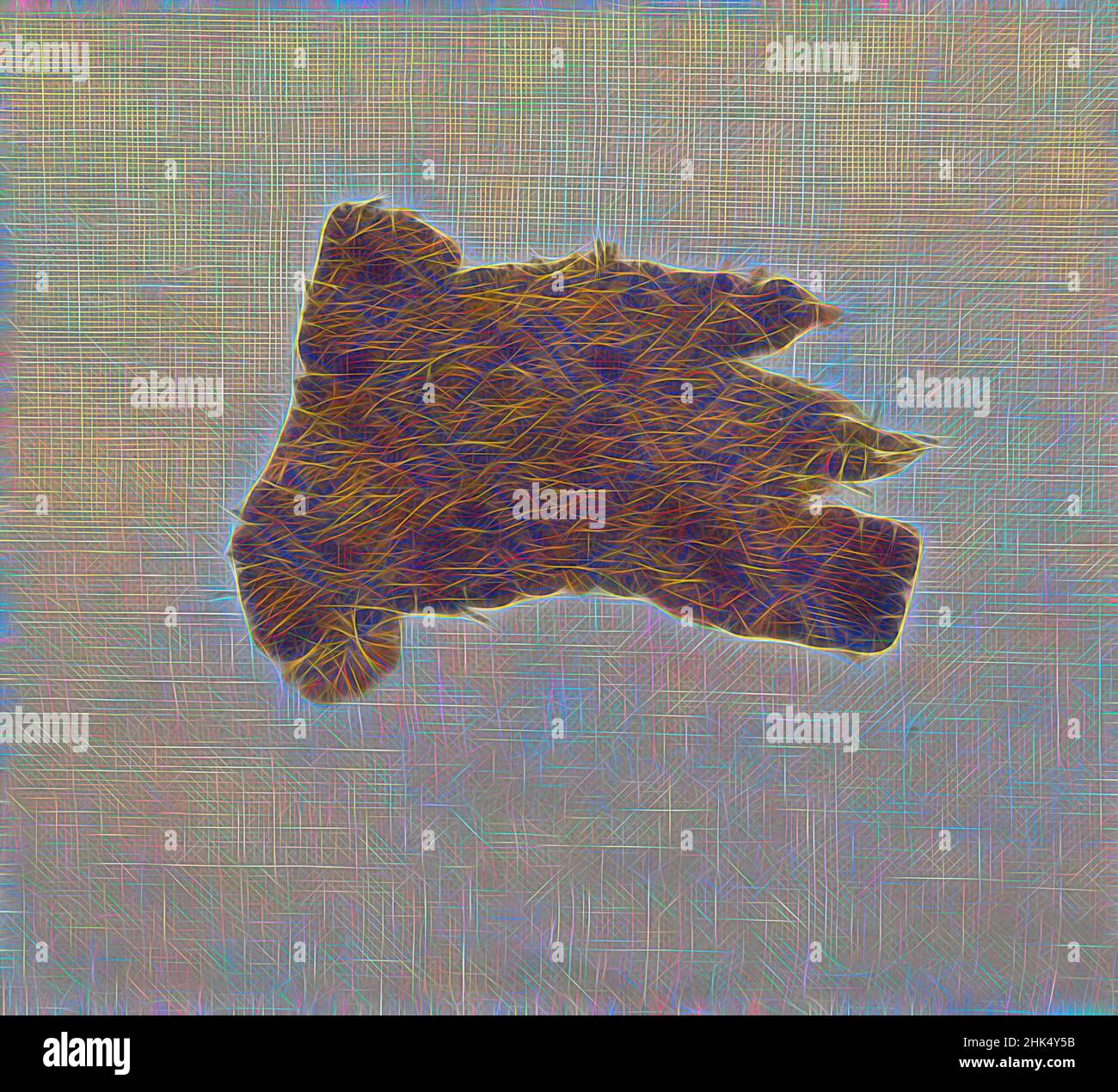 Inspired by Textitle Fragment, undetermined, Chancay, Cotton, camelid ...