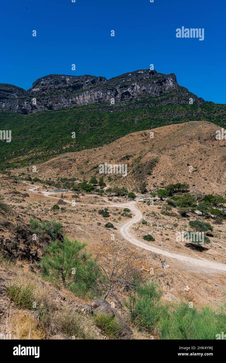 Green rock cliffs, Salalah, Oman, Middle East Stock Photo - Alamy