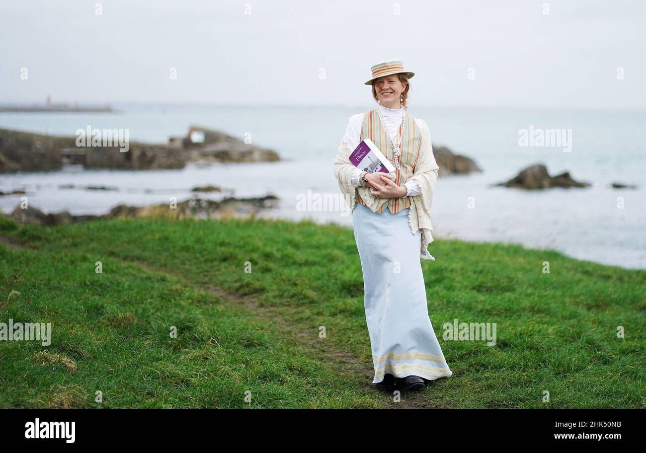 Anne Tyrrell Gogan walks along Sandycove Point, Dublin, near to the ...