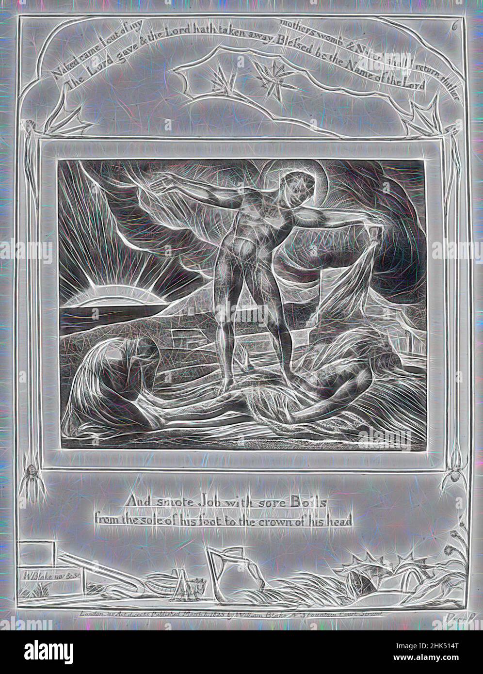 Inspired by And Smote Job with Sore Boils from the Sole of his Feet to ...