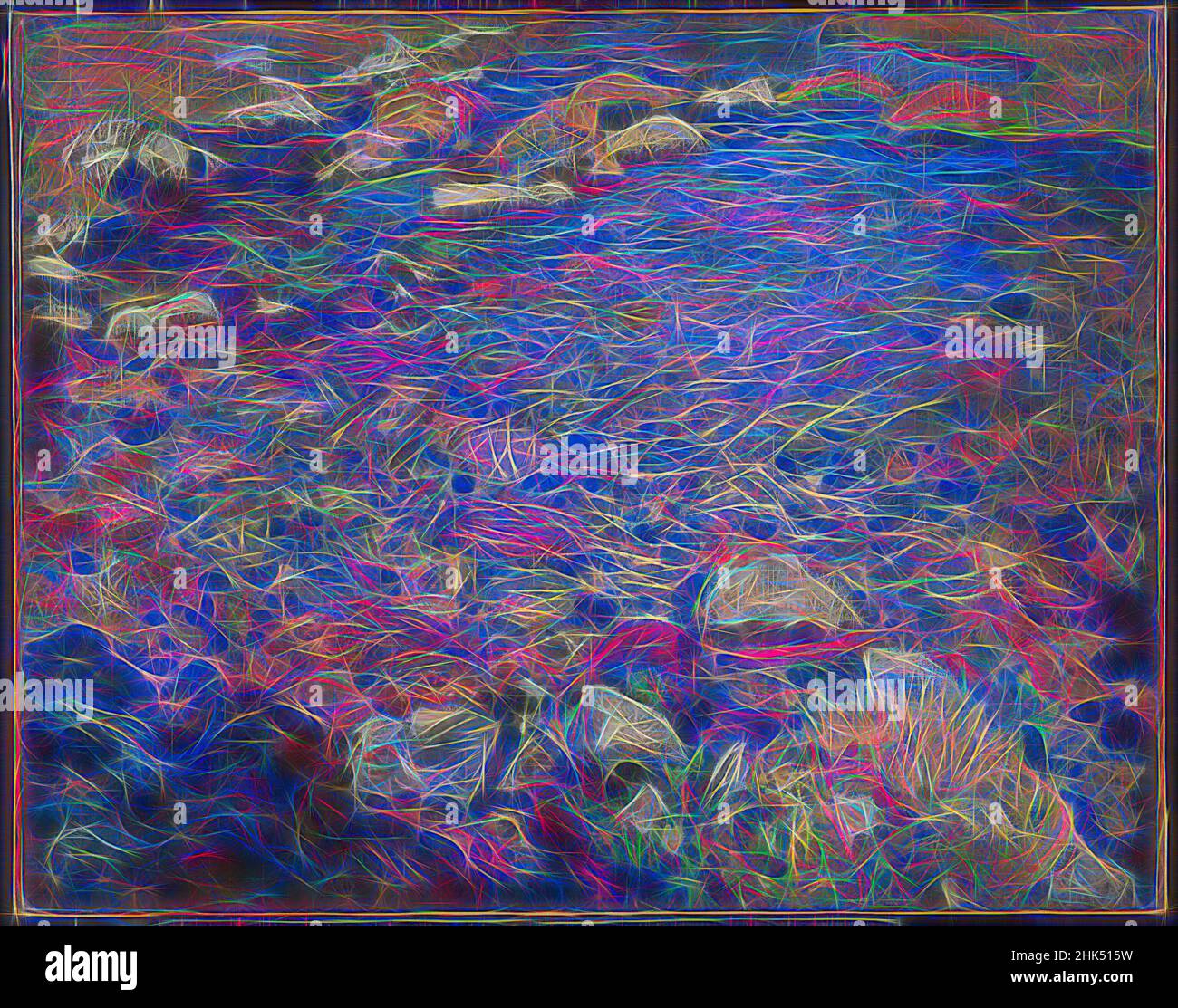 Inspired by Val d'Aosta, A Stream over Rocks; Stream in Val d'Aosta ...