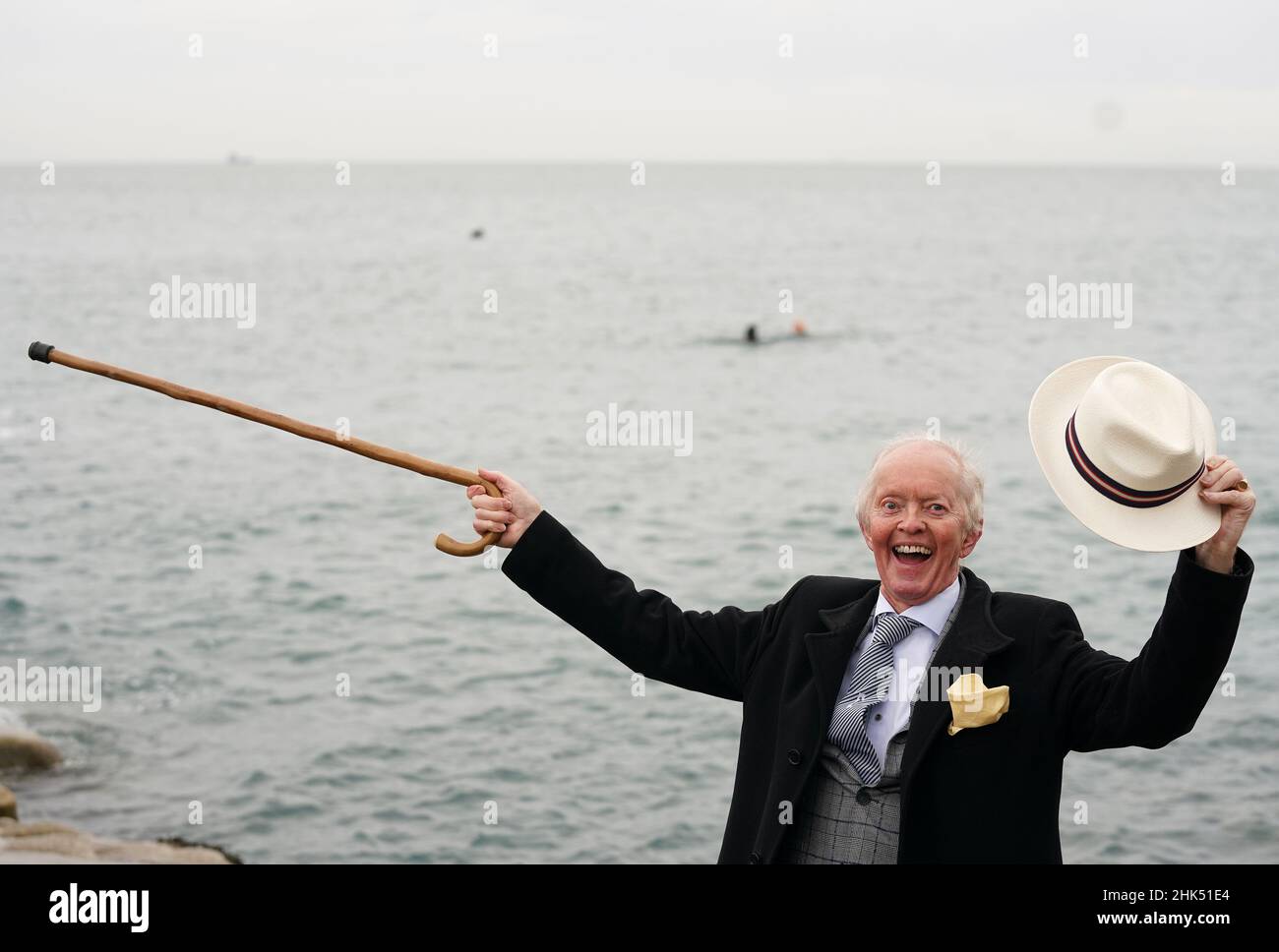 Restaurateur Peter Caviston at the Forty Foot in Dublin on his way to ...