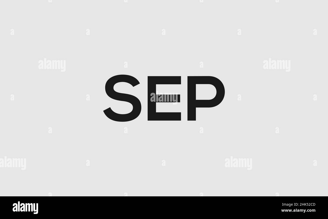 Letter Sep Logo High Resolution Stock Photography and Images - Alamy
