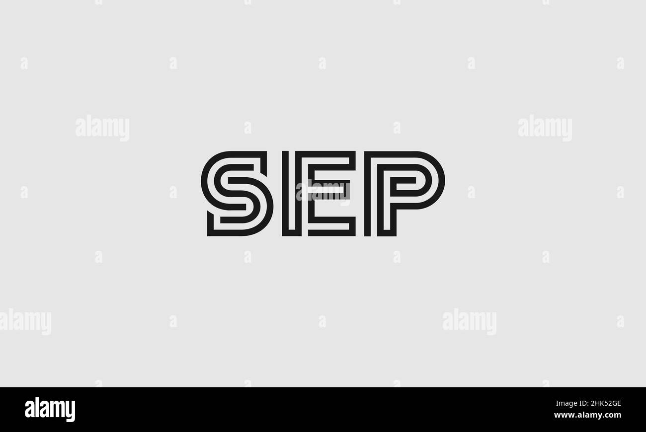 Letter Sep Logo High Resolution Stock Photography and Images - Alamy