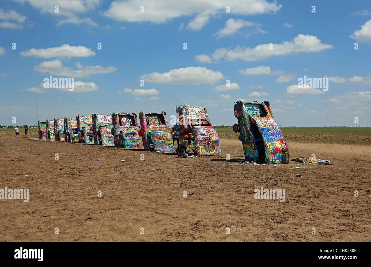 Cadillac Ranch, Texas Stock Photo - Alamy