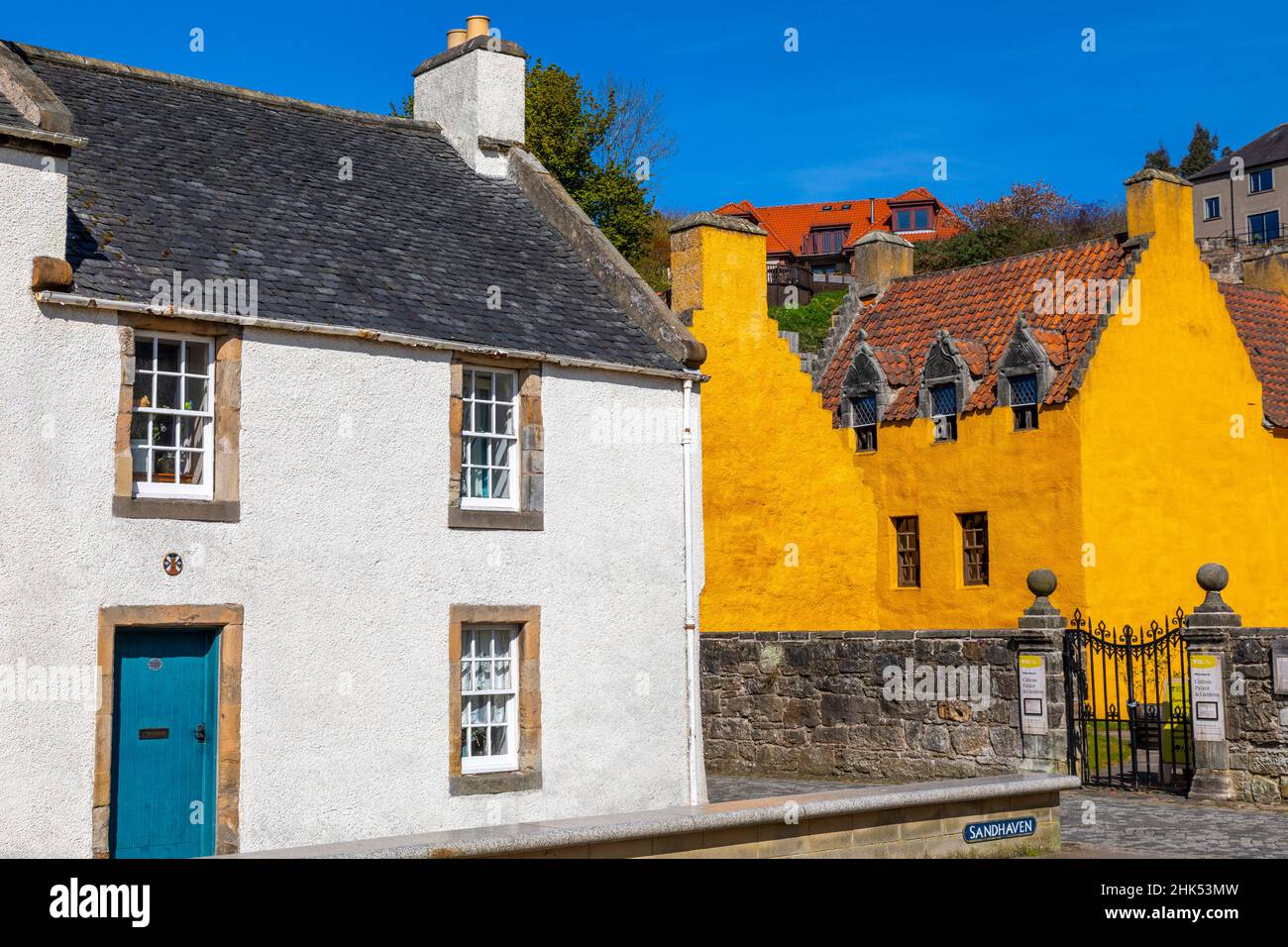 Culross Palace and house, Culross, Fife, Scotland, United Kingdom ...