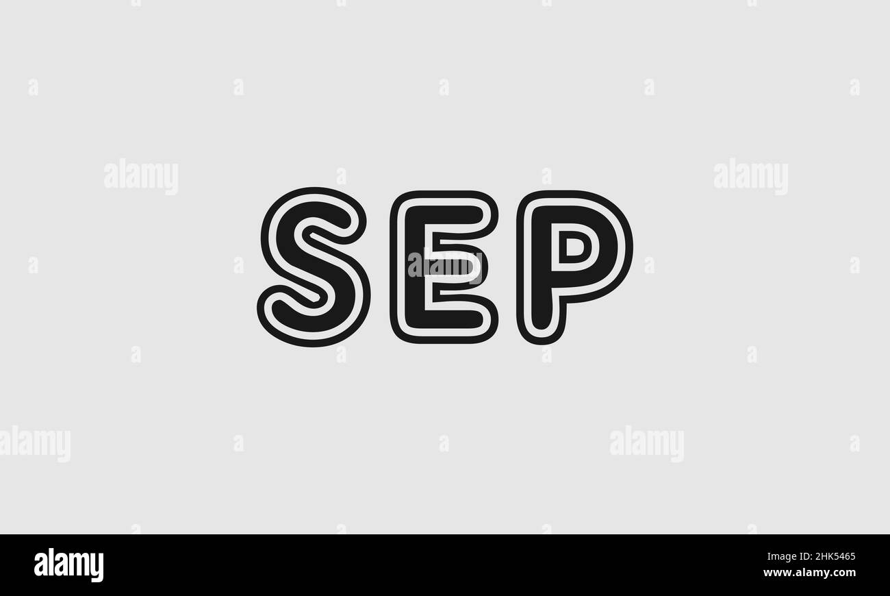 Letter Sep Logo High Resolution Stock Photography and Images - Alamy