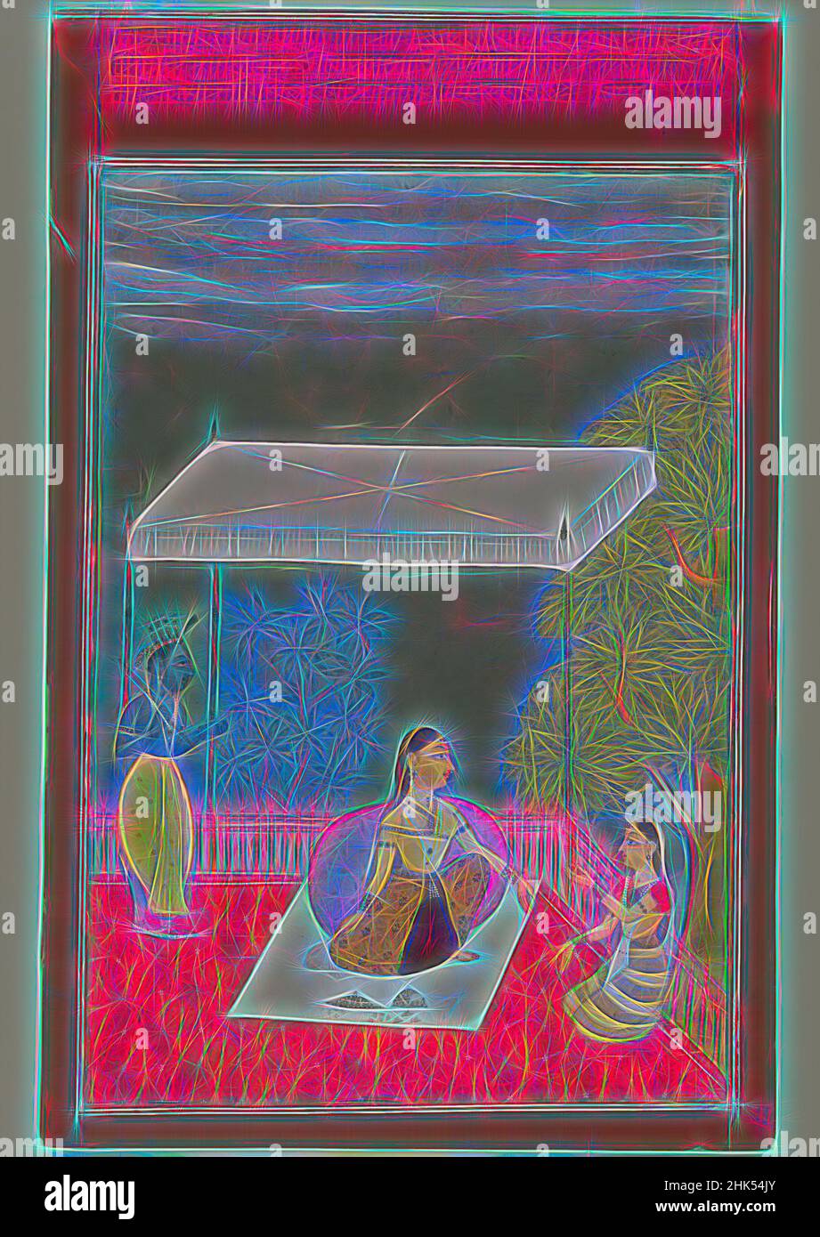 Inspired by Nayika Awaits Her Lover, page from a series illustrating ...