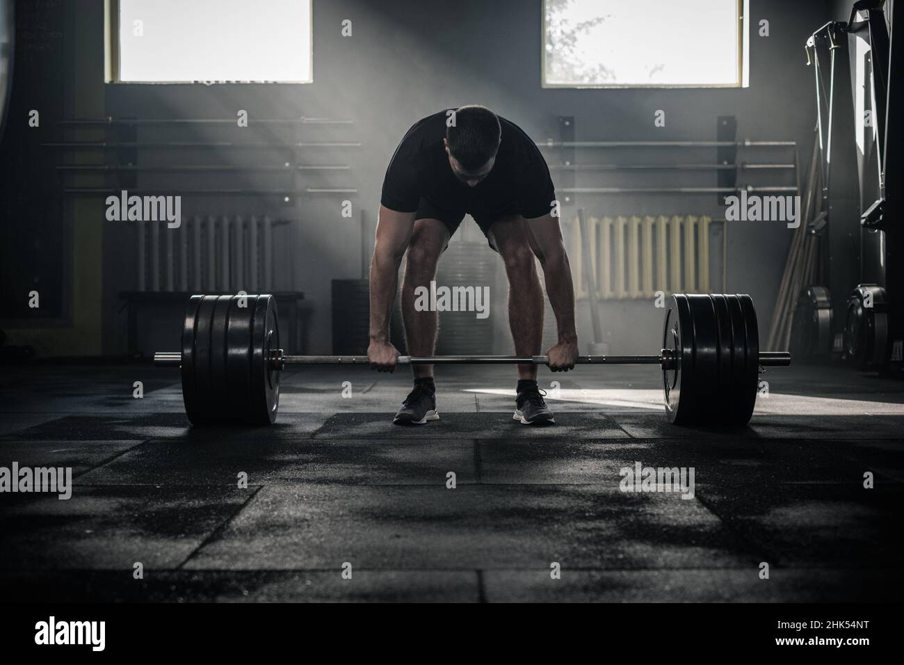 Barbell ready workout hi-res stock photography and images - Alamy