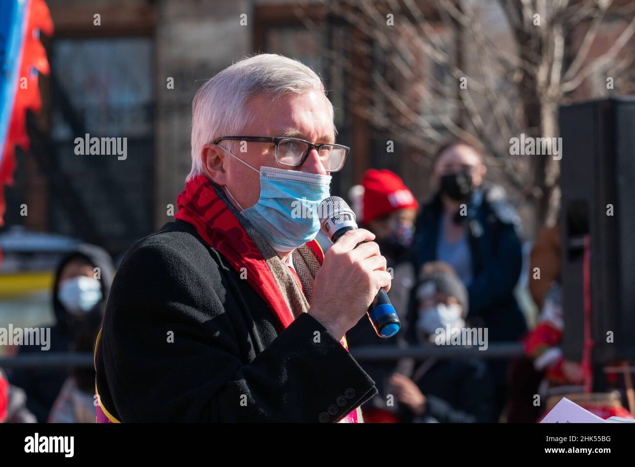 New York Senator Brian Kavanagh attends the Better Chinatown USA Lunar ...