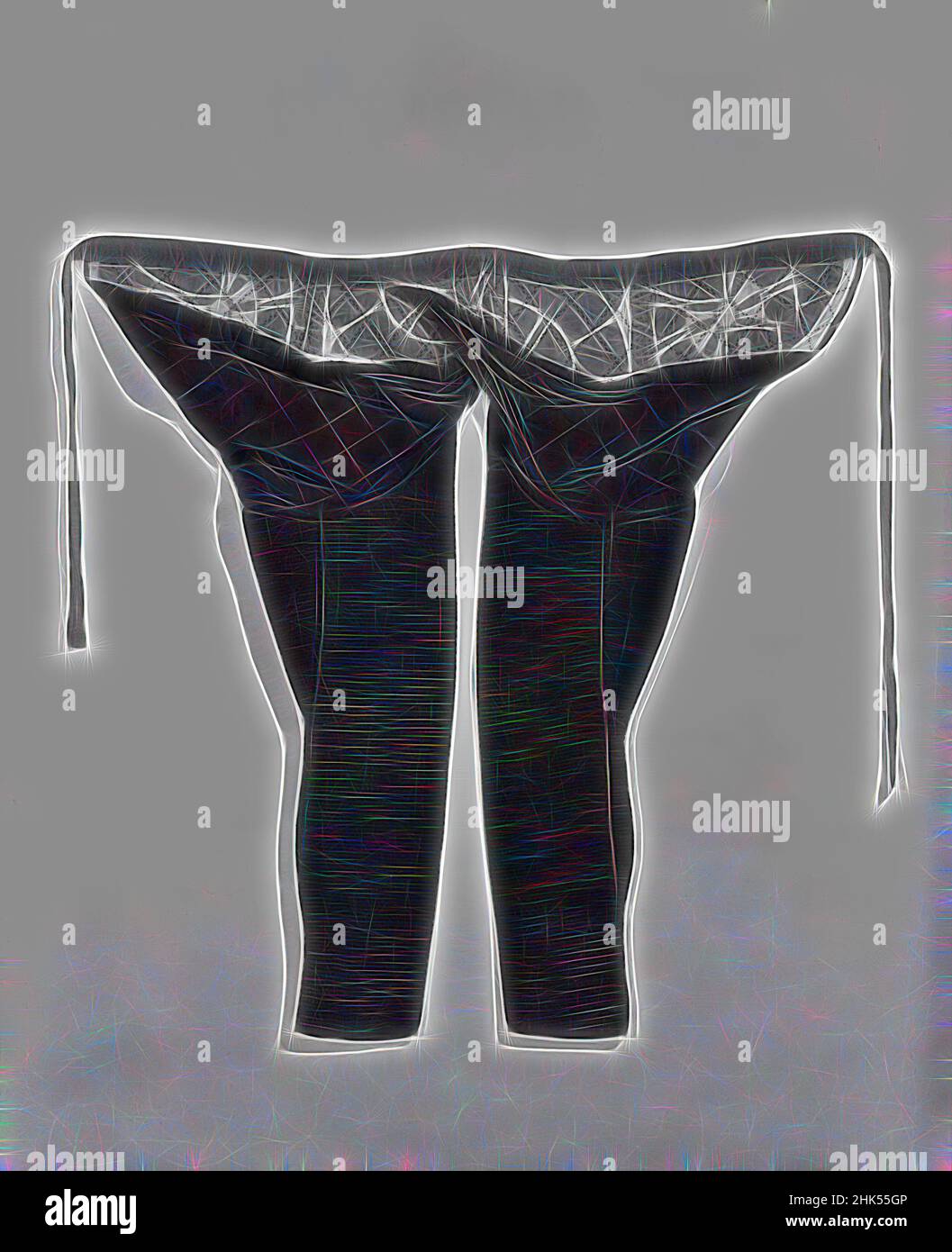 Inspired by Momohiki, Tight-Fitting Trousers, Indigo-dyed cotton cloth ...