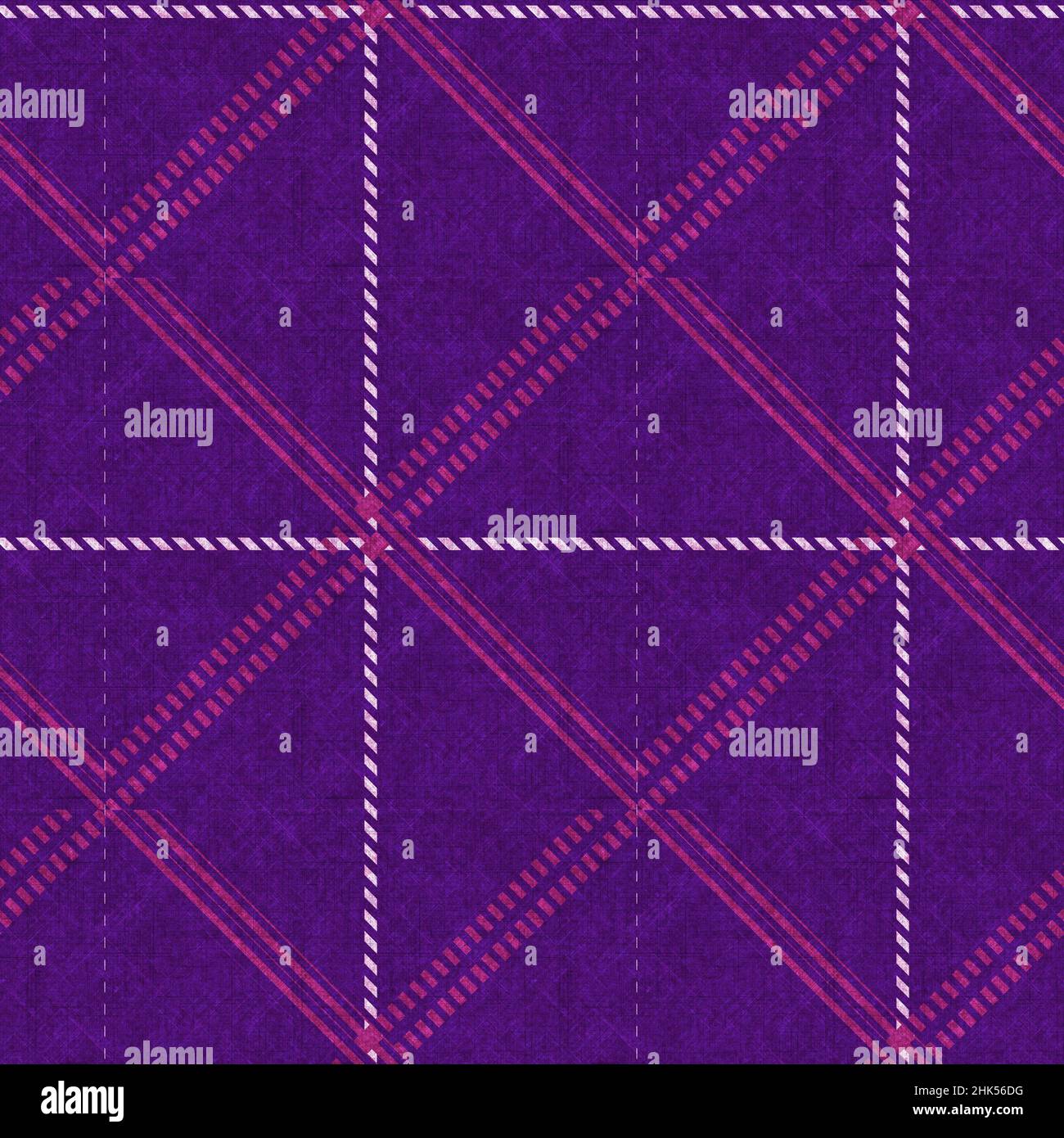 Bright pink summer woven plaid texture. Seamless woollen feminine style ...