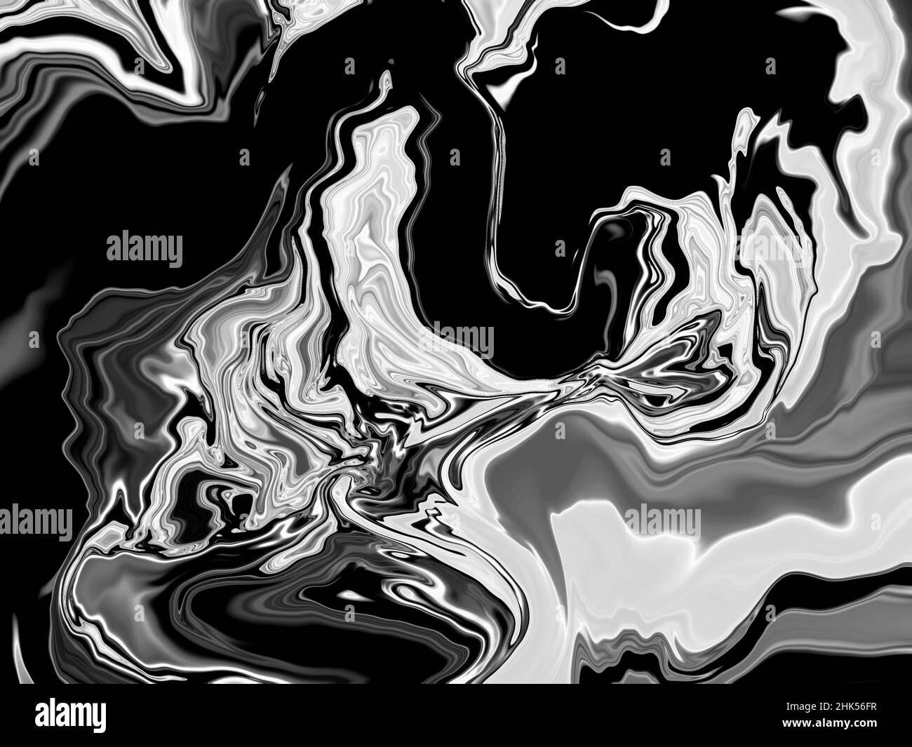 Fluid art Black and White Stock Photos & Images - Alamy