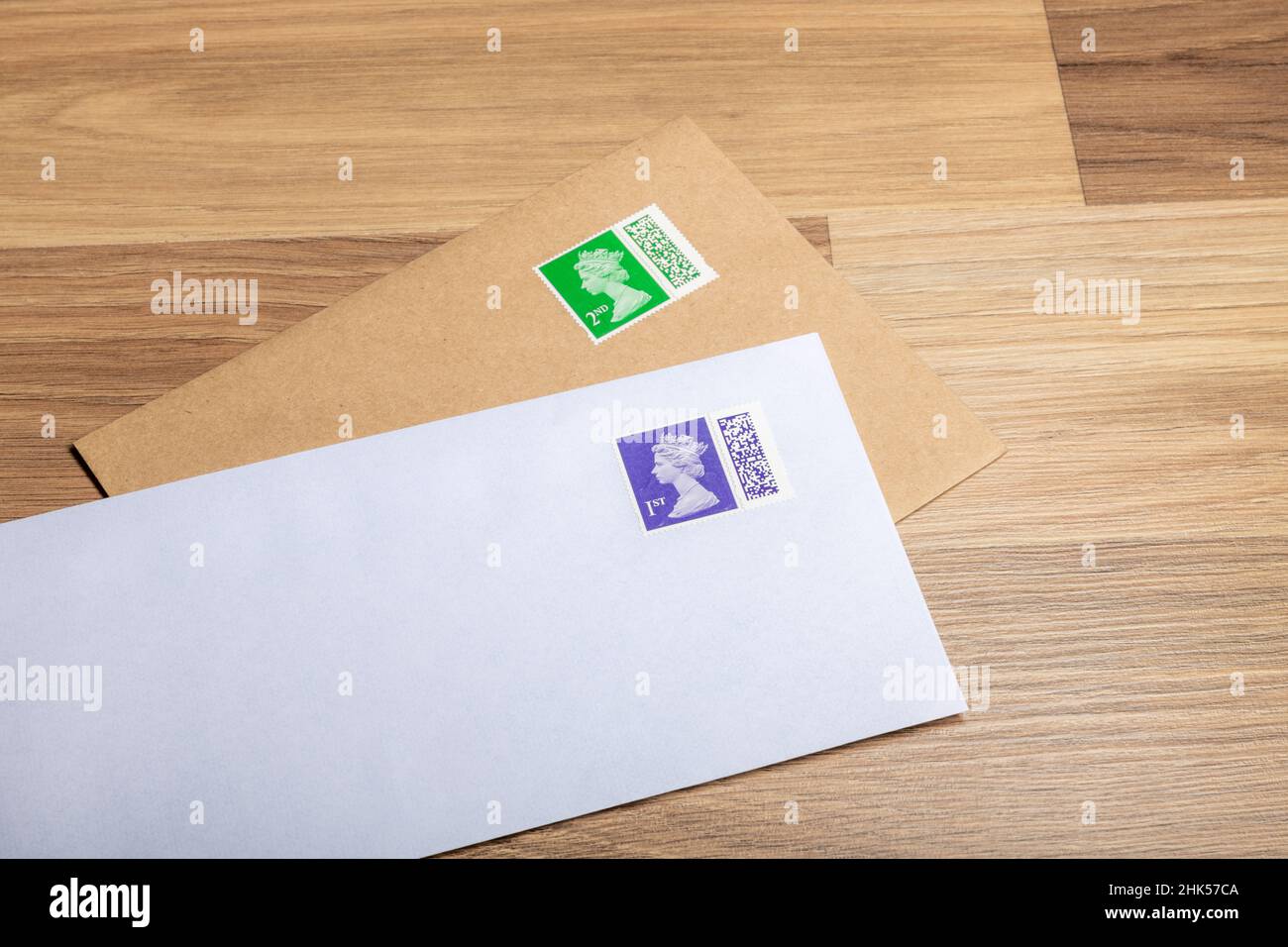 Torquay, UK. 2nd Feb, 2022. New UK postage stamps feature a QR code to ...