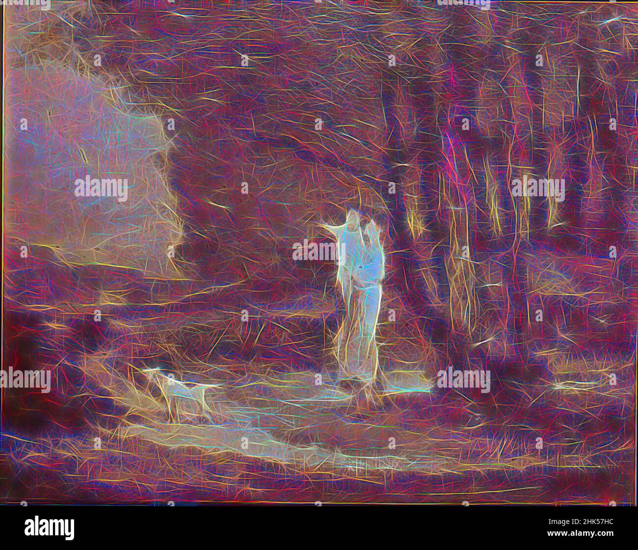 Inspired by Landscape with Figures, Robert Loftin Newman, American ...