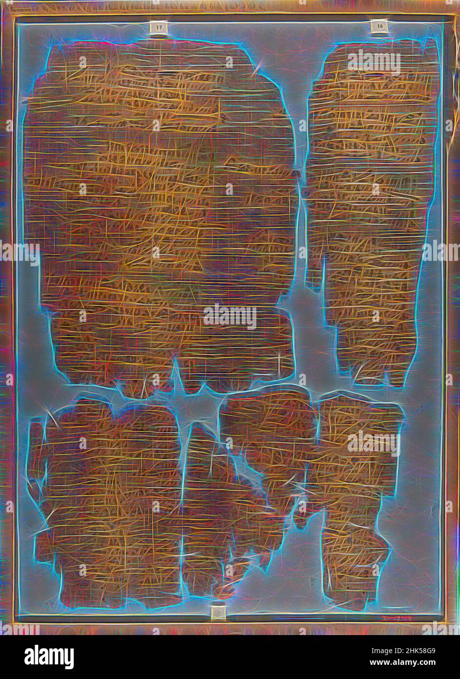 Inspired by The Wilbour Papyrus, Papyrus, ink, ca. 1147 B.C.E., Dynasty ...