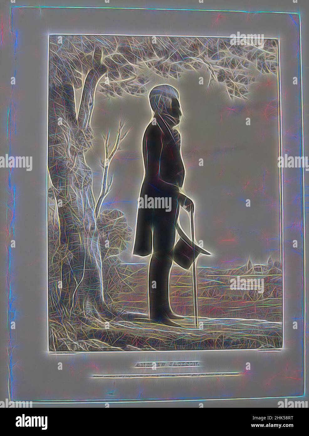 Inspired by Andrew Jackson from Drawing by William H. Brown, Lithograph ...