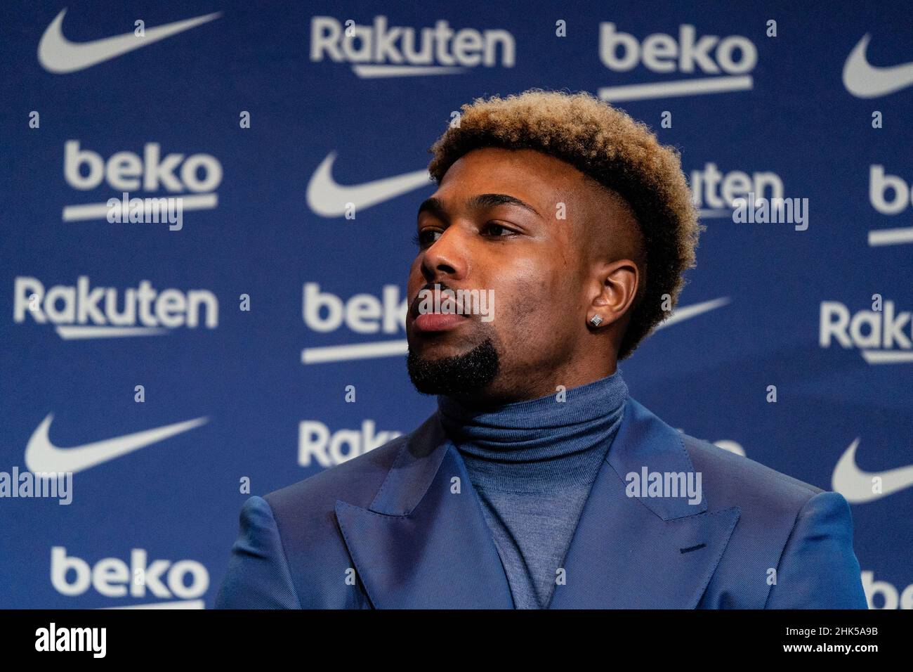 Barcelona, Spain, 2, February, 2022. Official presentation of Adama ...