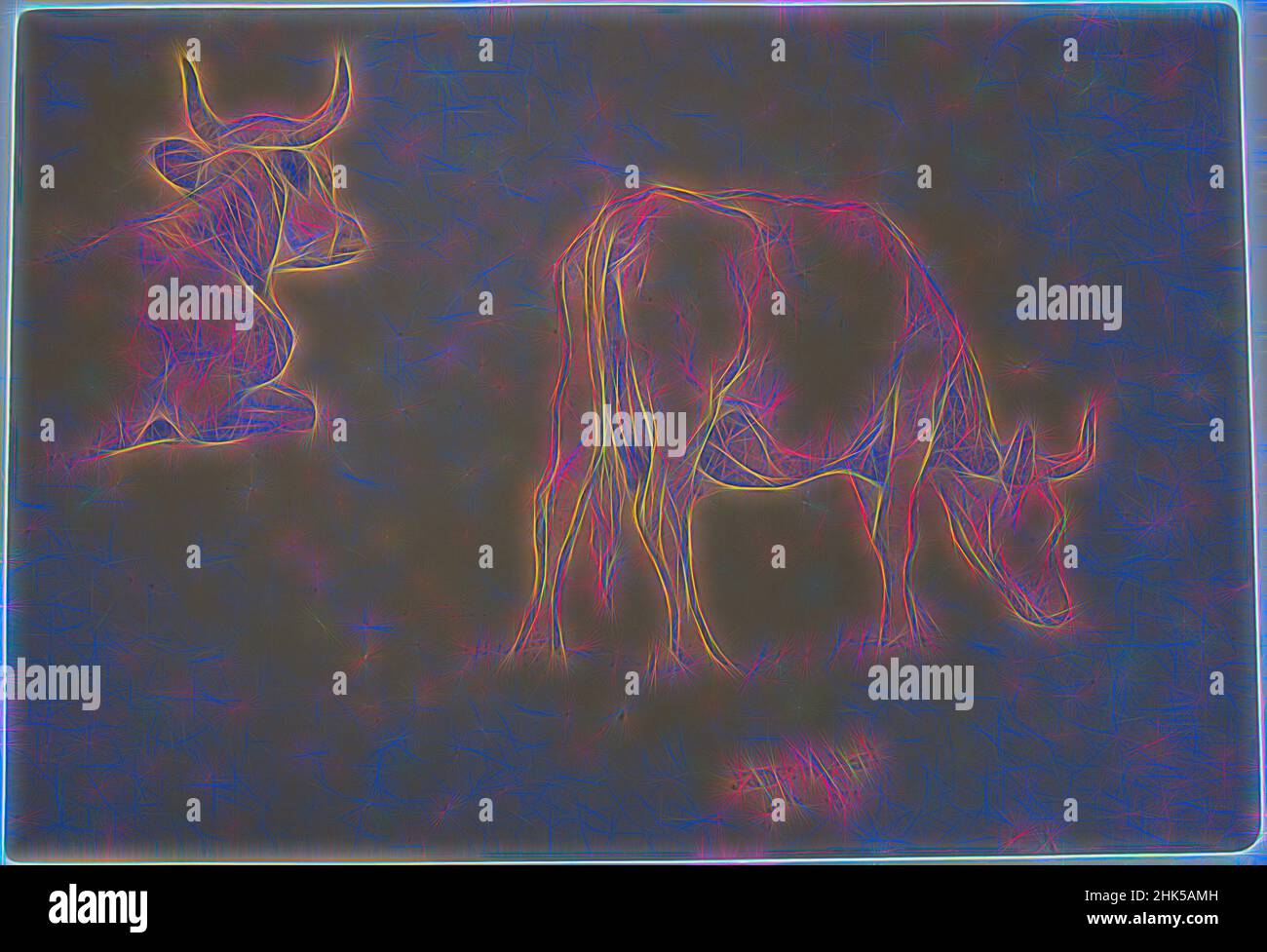 Inspired by Study of Cows, James McDougal Hart, American, born Scotland ...