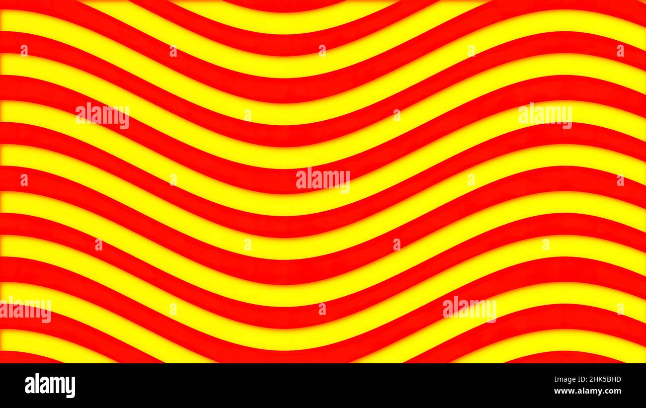 Abstract background with bright colored curved lines. Animation ...