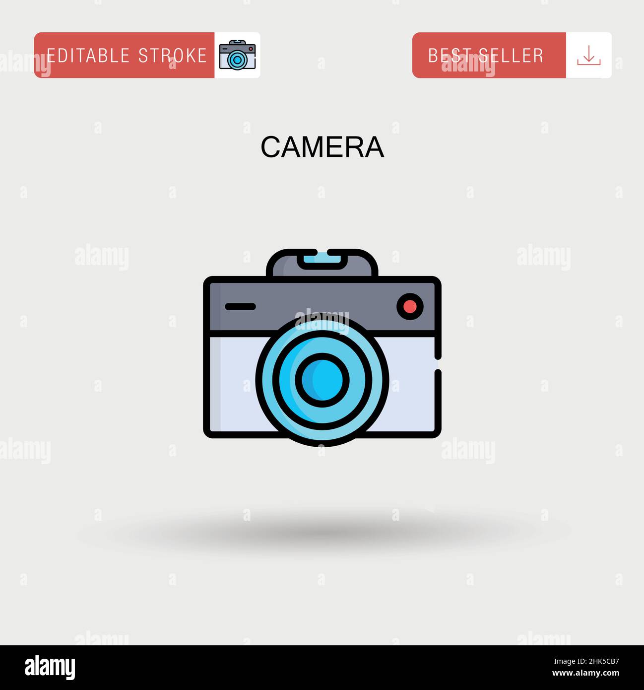 Camera Simple vector icon Stock Vector Image & Art - Alamy