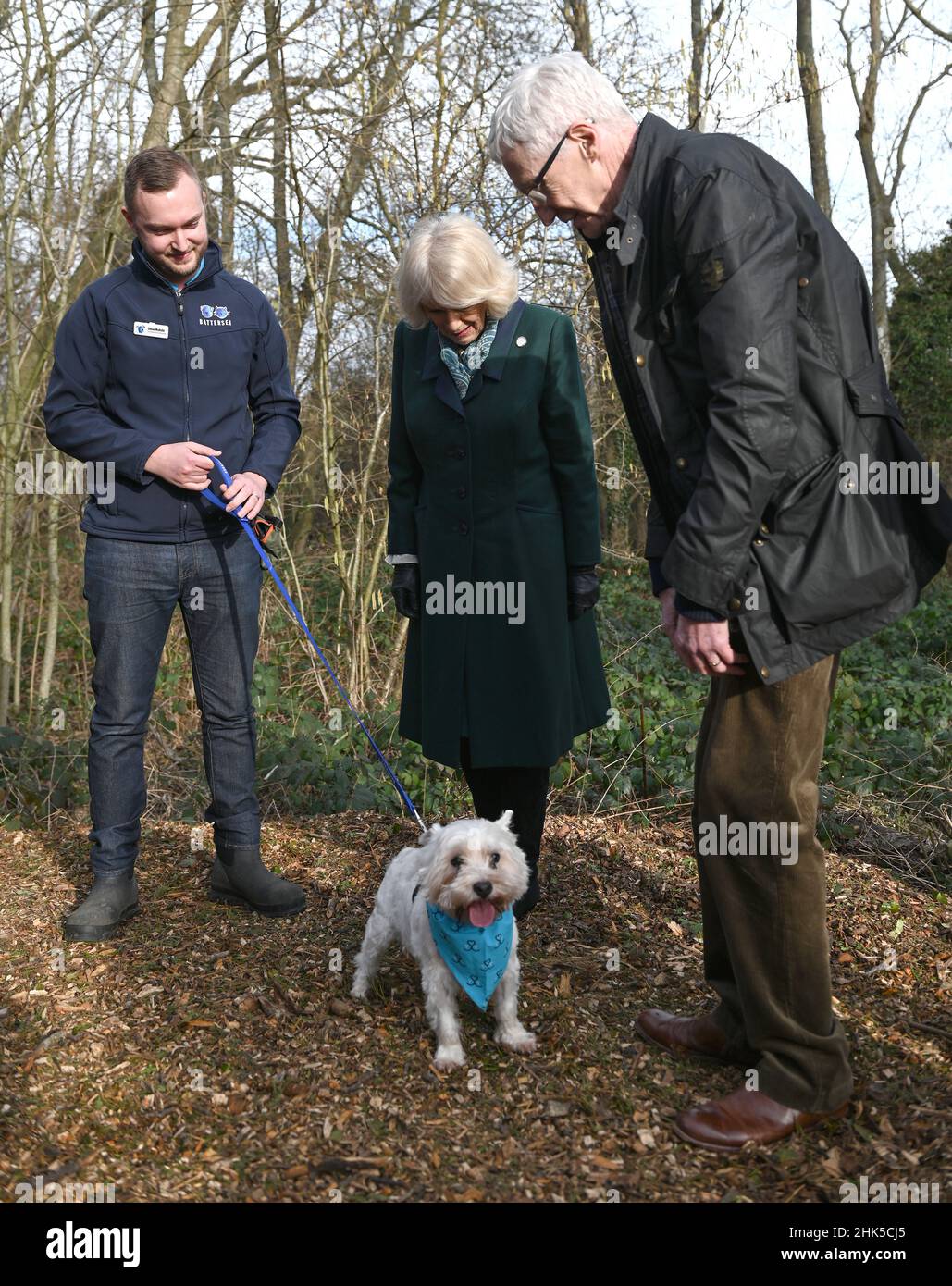The Duchess of Cornwall goes on a walk with Battersea Ambassador Paul O ...
