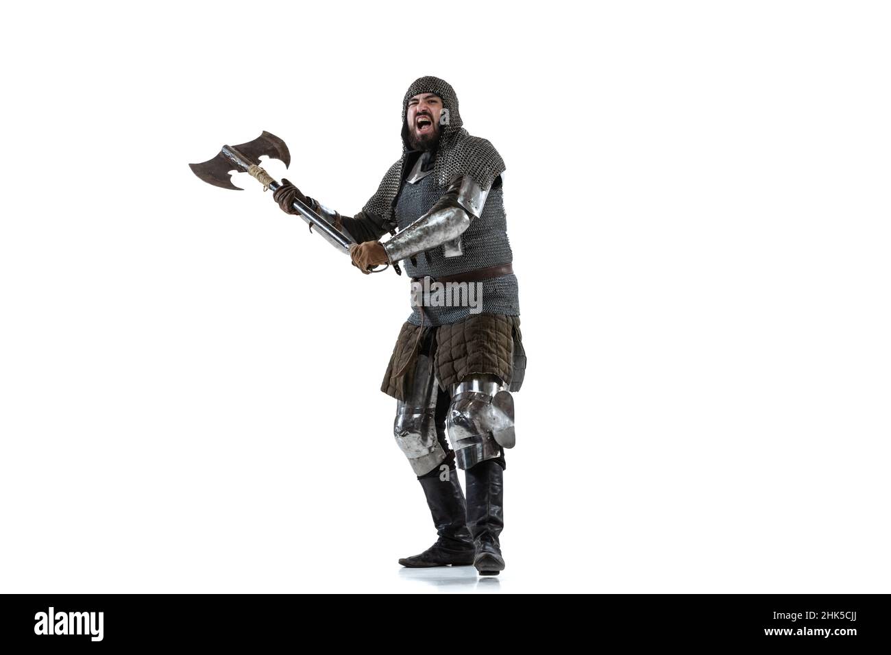 Men in medieval knight Cut Out Stock Images & Pictures - Alamy