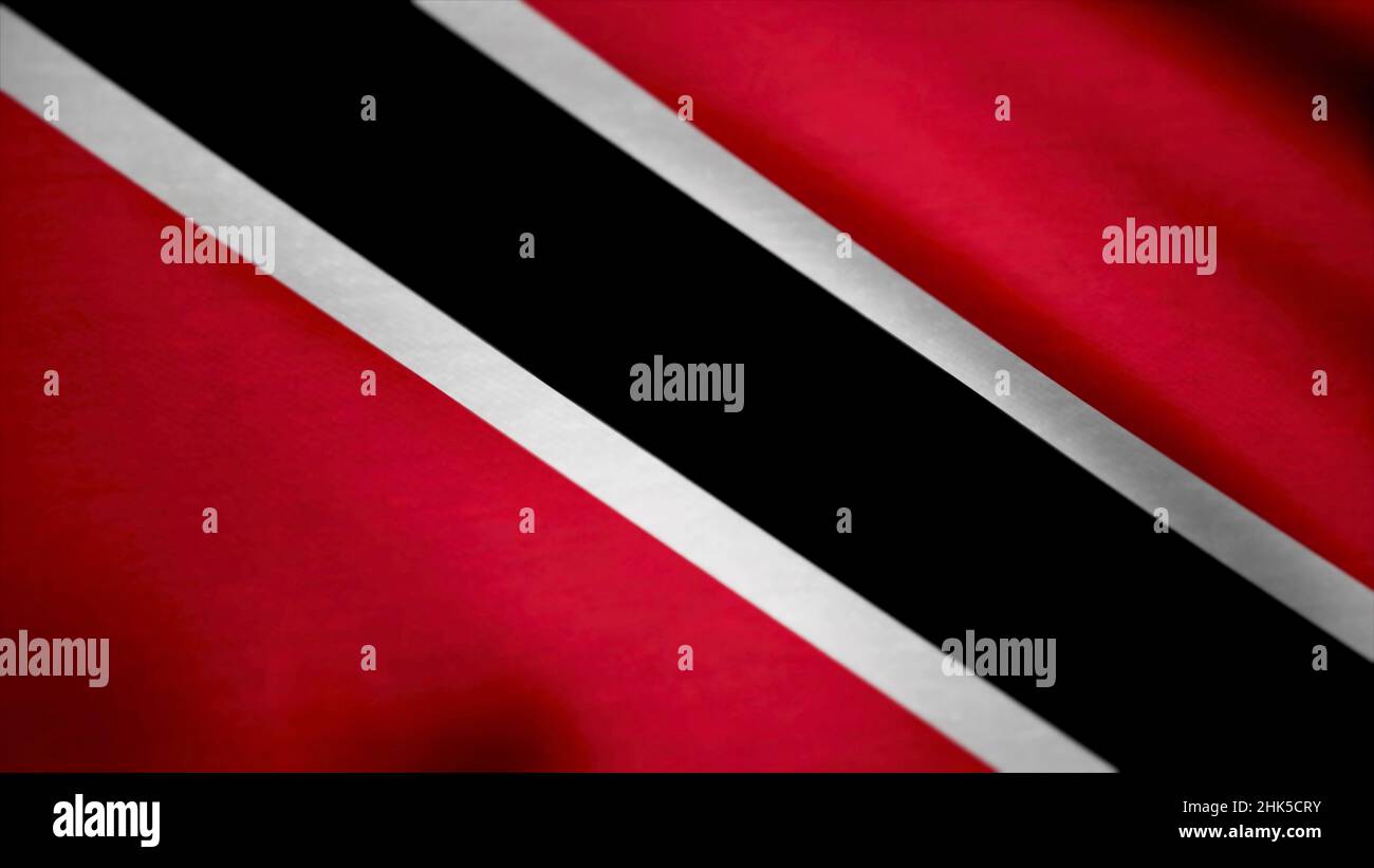 3D Flag of Trinidad and Tobago. Flag of Trinidad and Tobago background ...