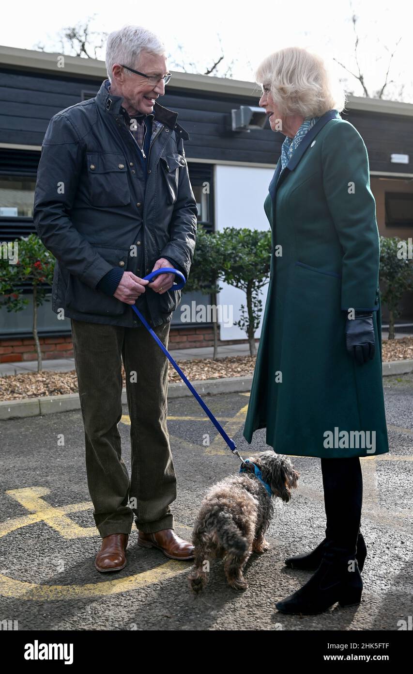 The Duchess of Cornwall with Battersea Ambassador Paul O' Grady and his ...