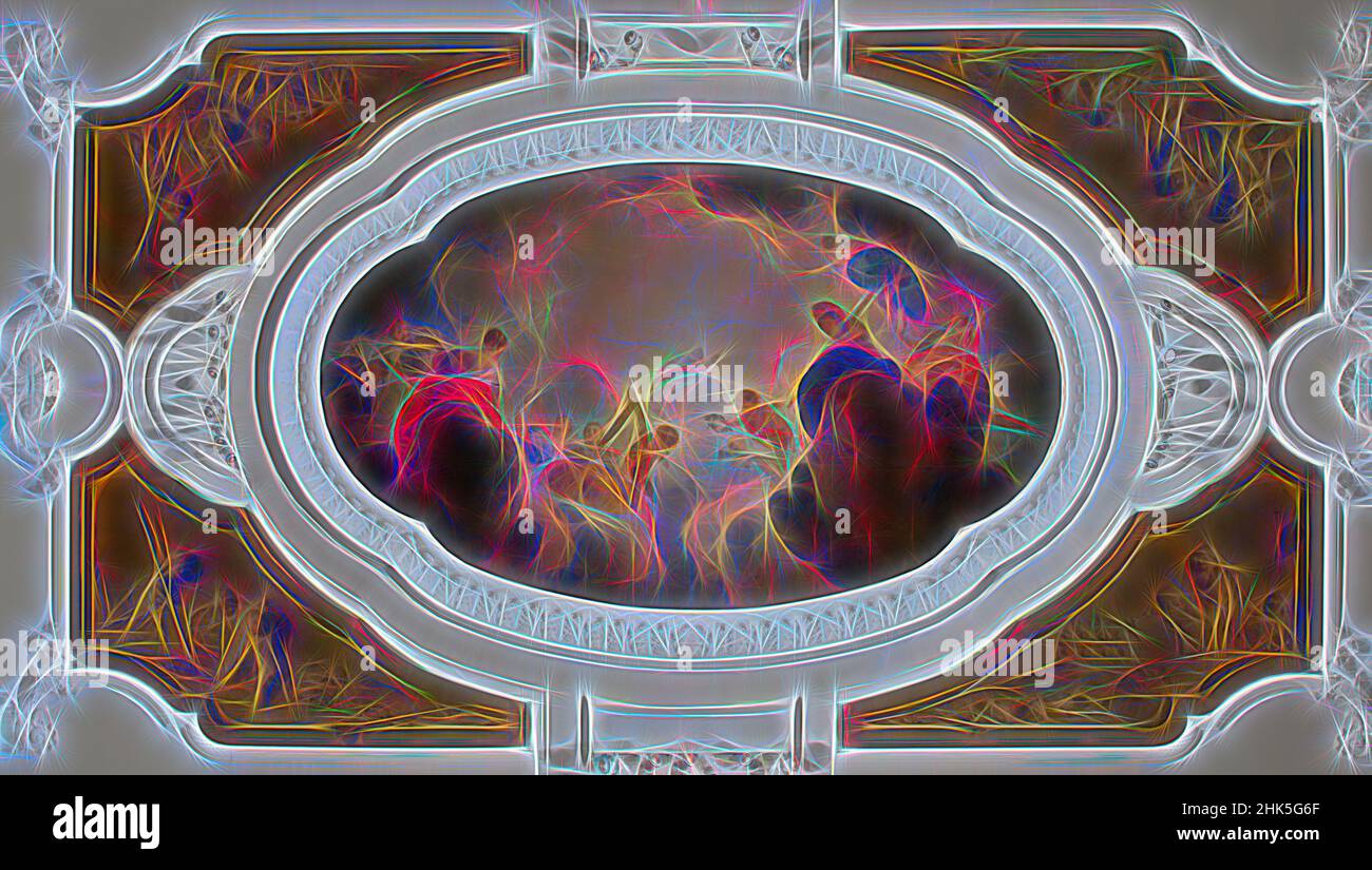 Inspired by Apollo surrounded by the nine muses, Jacob de Wit, 1743 ...