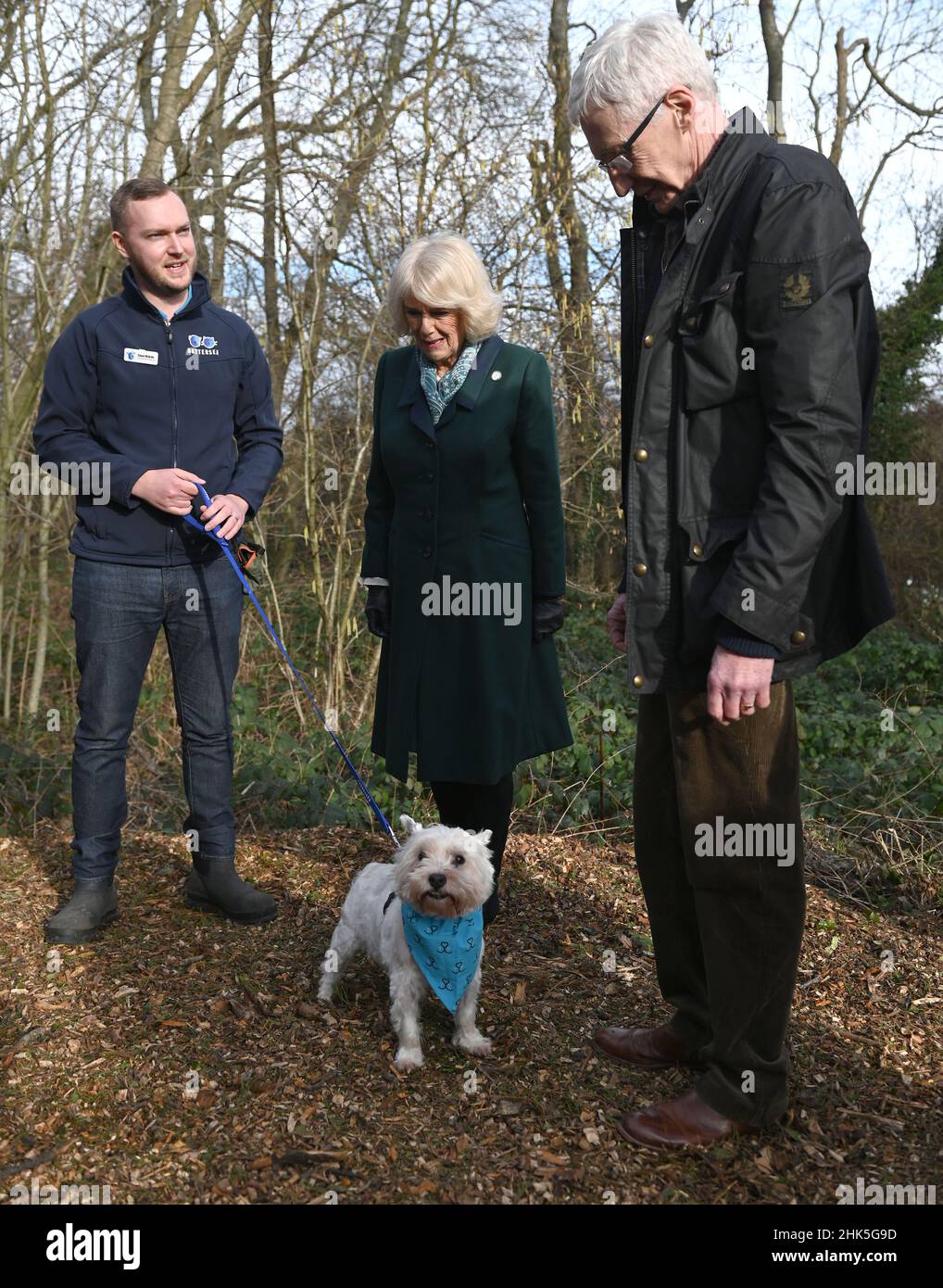 The Duchess of Cornwall goes on a walk with Battersea Ambassador Paul O ...
