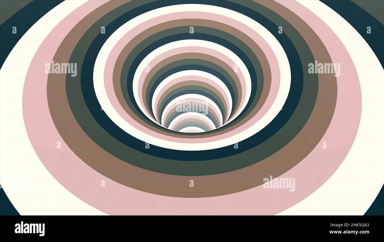 Seamless colorful abstract animation hole path in particle light ...