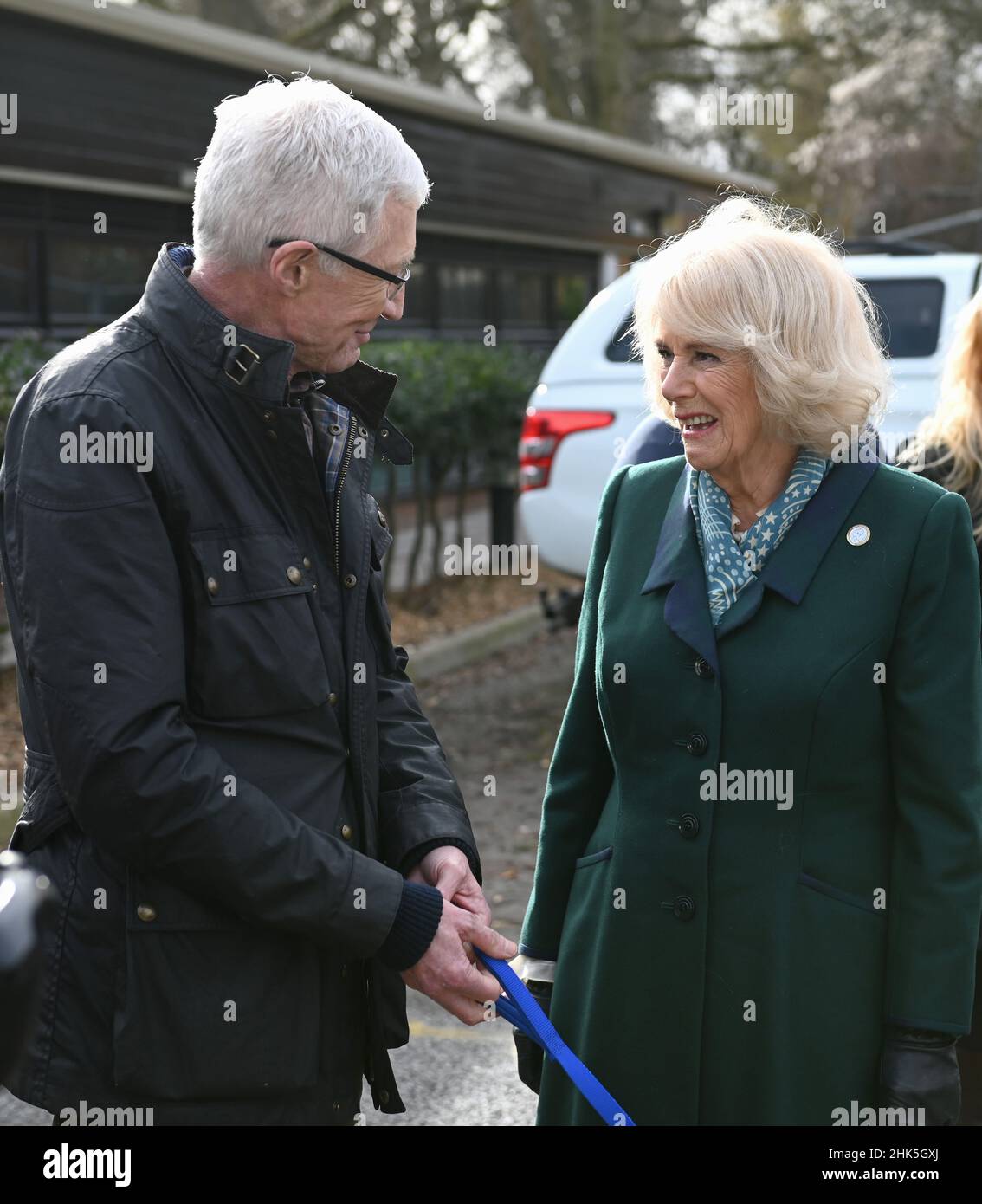 The Duchess of Cornwall with Battersea Ambassador Paul O' Grady and his ...