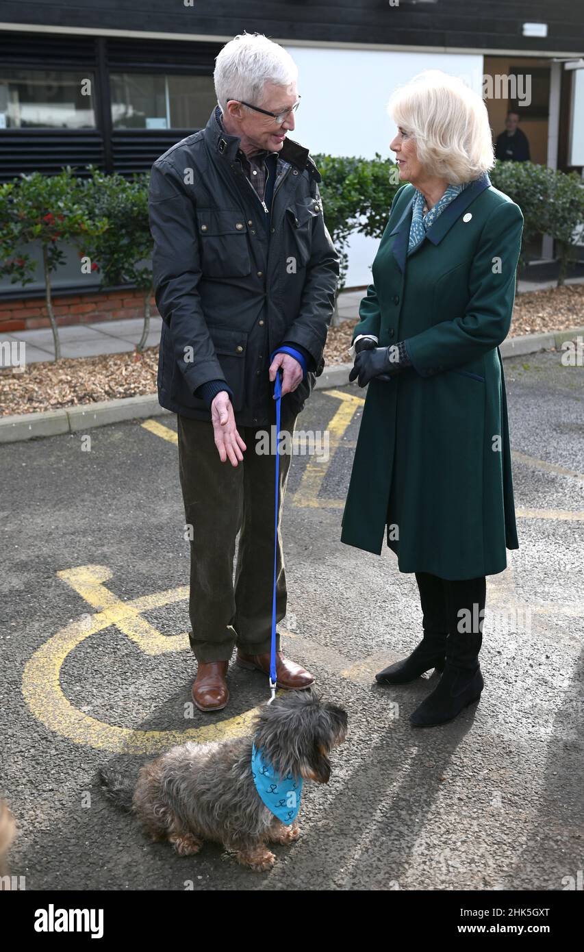 The Duchess of Cornwall with Battersea Ambassador Paul O' Grady and his ...