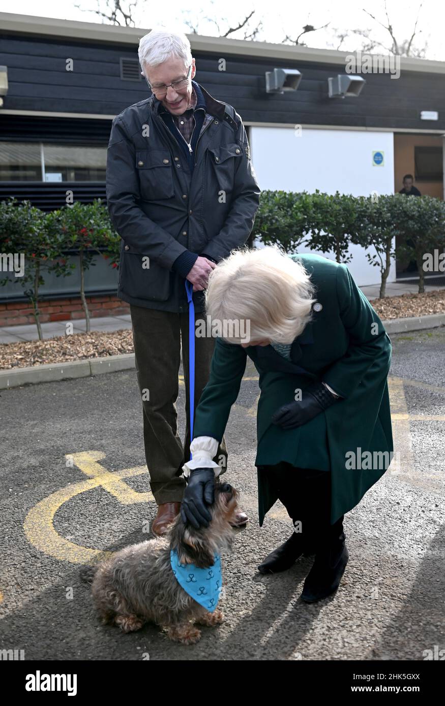 The Duchess of Cornwall with Battersea Ambassador Paul O' Grady and his ...