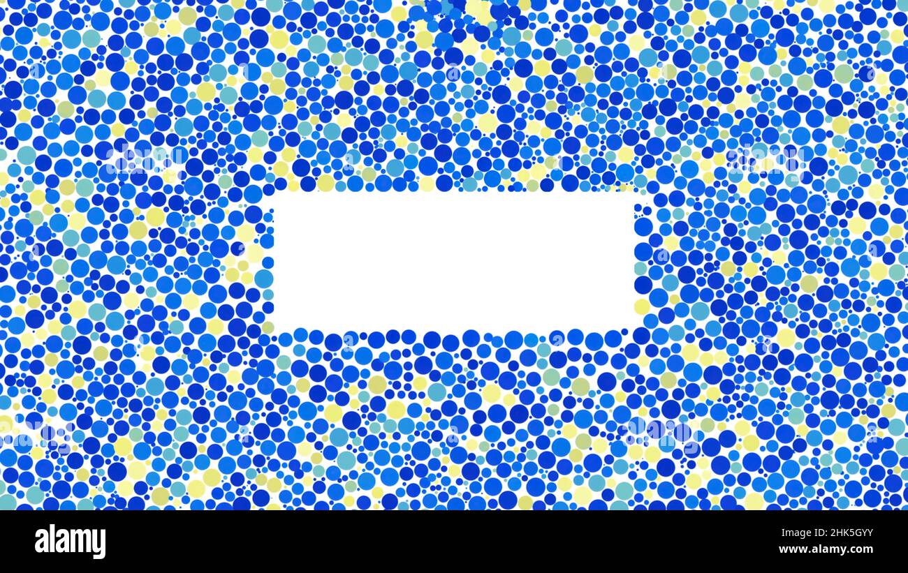 Flat style 2D cartoon animation in 4K, ultra HD format. Abstract ...