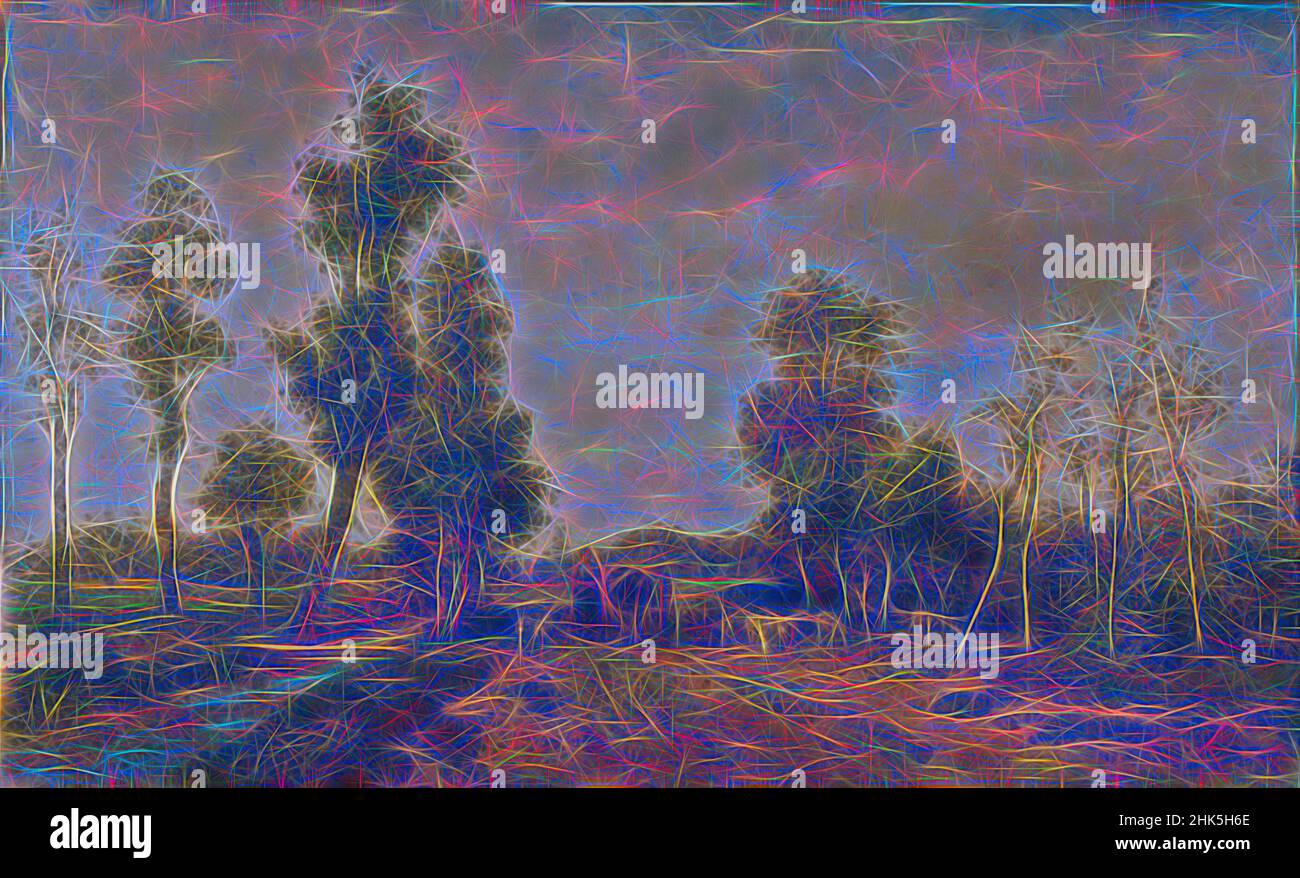 Inspired by Landscape with dirt road, Simon van den Berg, Reimagined by ...