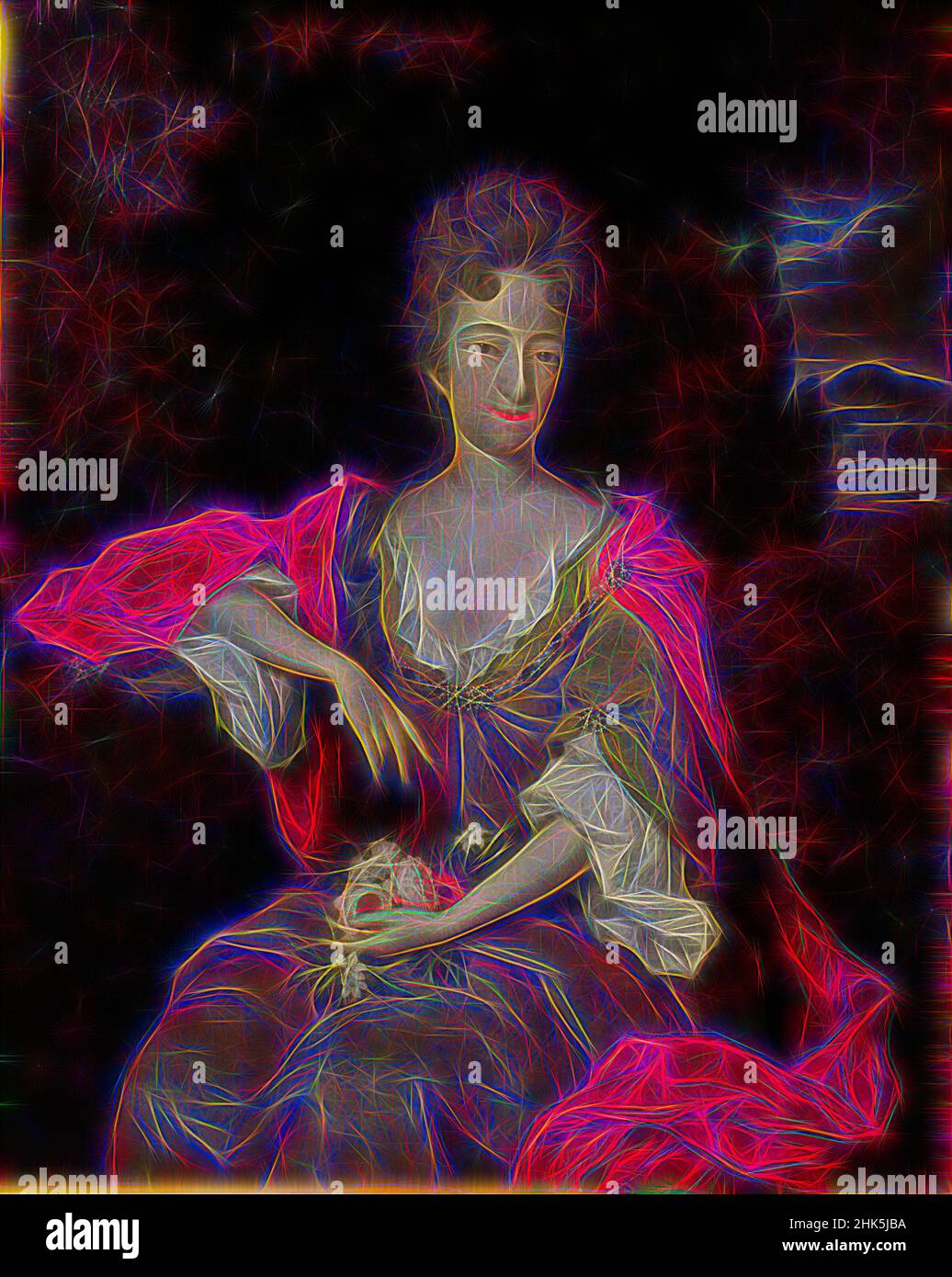 Inspired by Portrait of Anna Maria Roman 1680-1758, Constantijn ...