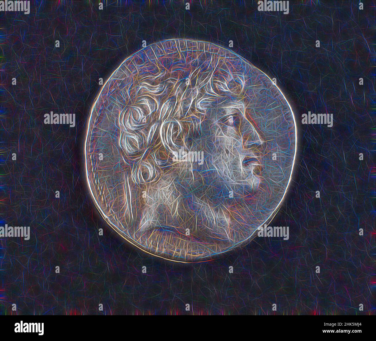 Inspired by Tetradrachm with Head of Philetairos, with Attalus I, 241 ...