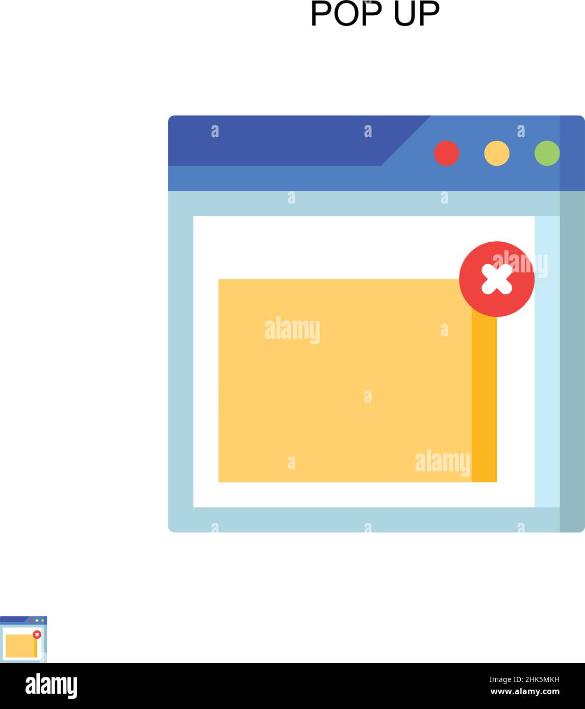 Popup screen Cut Out Stock Images & Pictures - Alamy