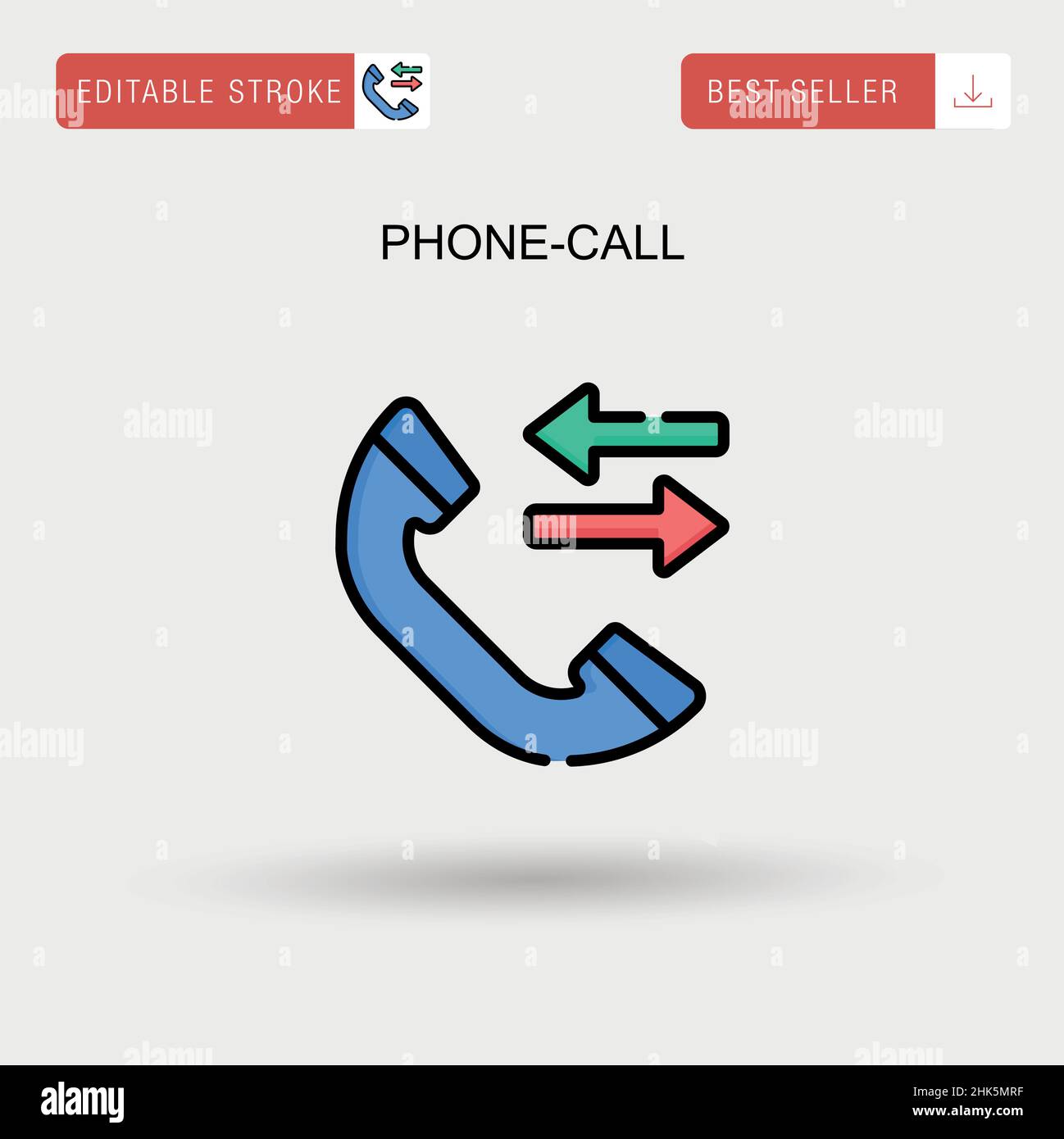 Phone call cellphone happy Stock Vector Images - Alamy