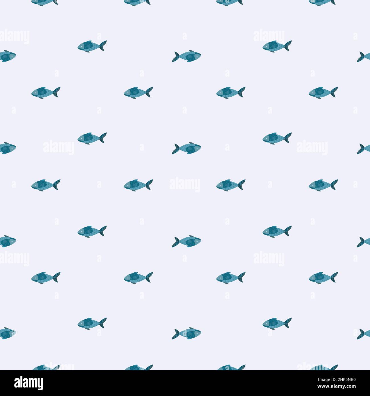 Seamless pattern fish on gray background. Minimalist ornament with sea ...