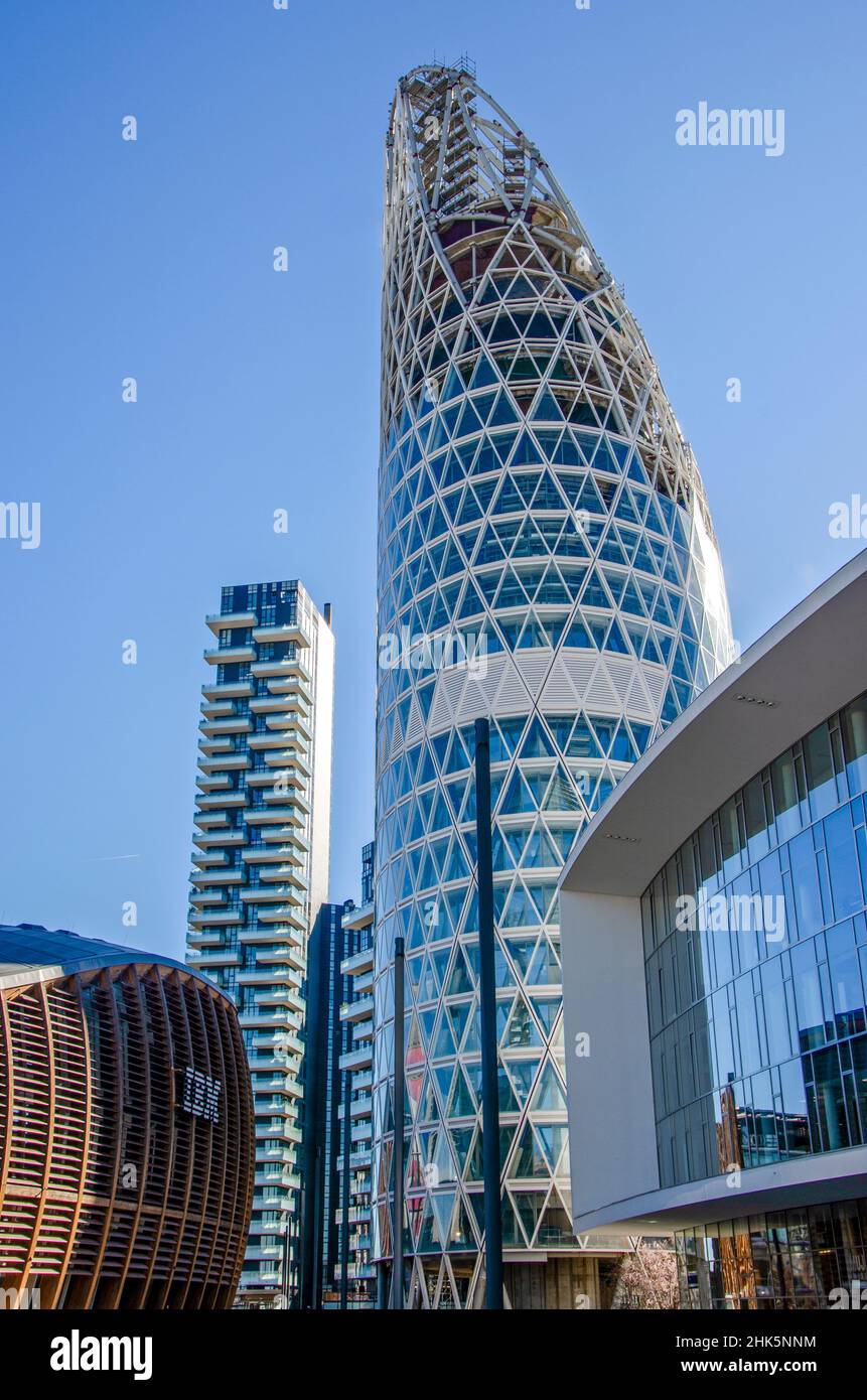 Architecture, new architectural forms, lines and new buildings. Design ...