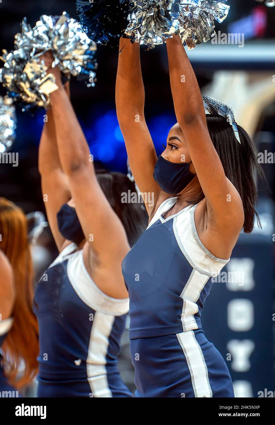 Pom Pons on high Stock Photo - Alamy