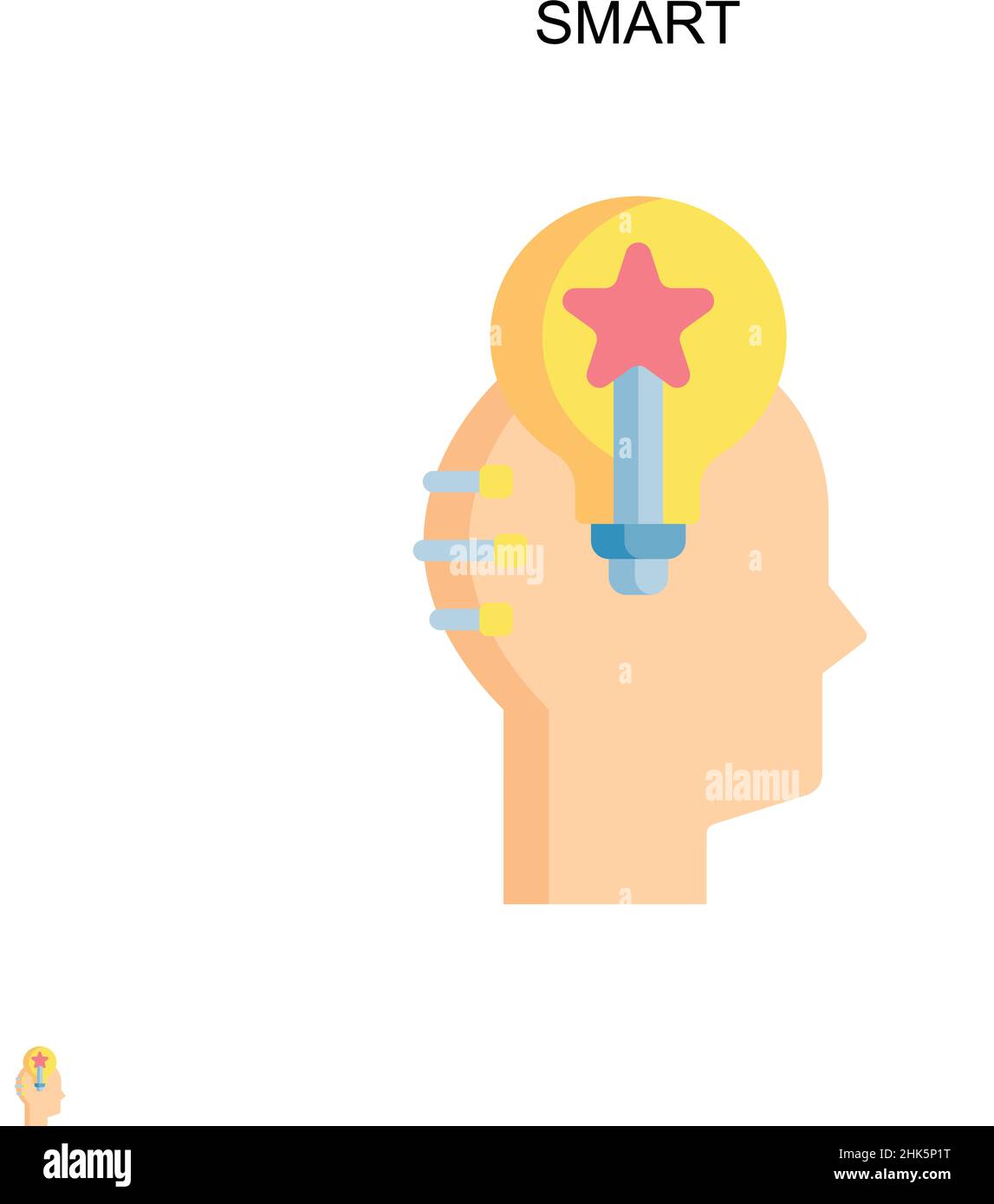 Smart Simple Vector Icon Illustration Symbol Design Template For Web Mobile Ui Element Stock